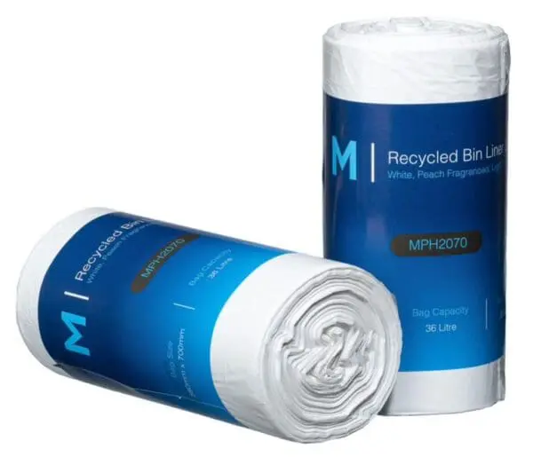 Recycled Bin Liners 36L - Hygiene Supplies Expert